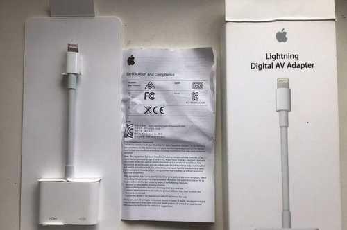 Переходник /адапт Apple Lightning - hdmi/Lightning