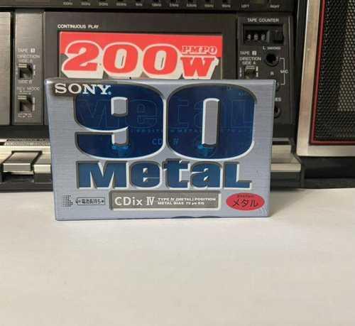 Аудиокассета sony metal 90, CDix lV