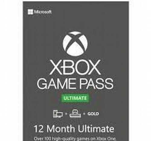 Подписка xbox game pass ultimate 1 месяц для новых