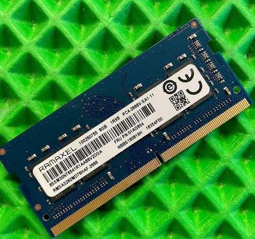 Озу RAM ramaxel DDR4 8GB универсальная