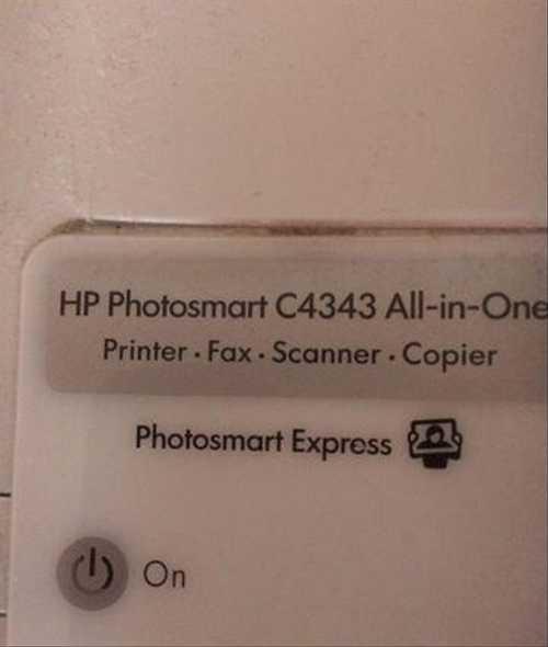 Принтер hp photosmart C4343