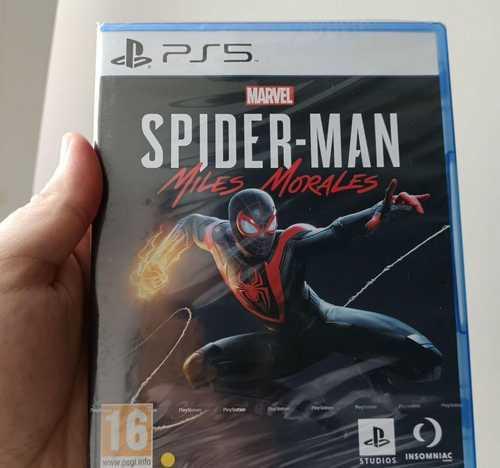 Диск Spider Man Miles Morales PS5