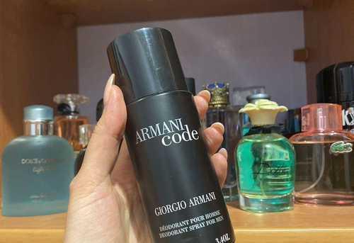 Парфюмированный дезодорант Armani code