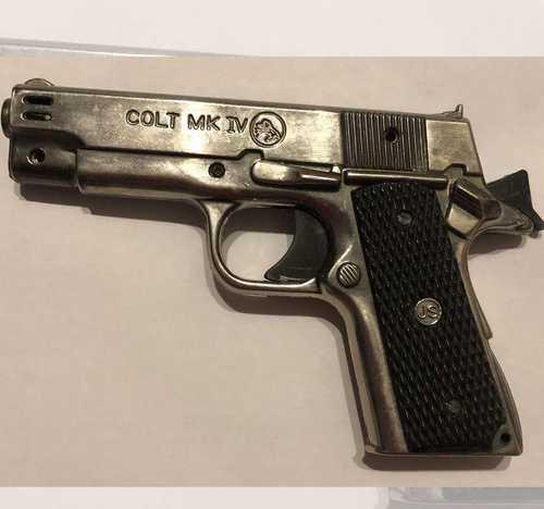 Зажигалка пистолет бу Colt MK IV