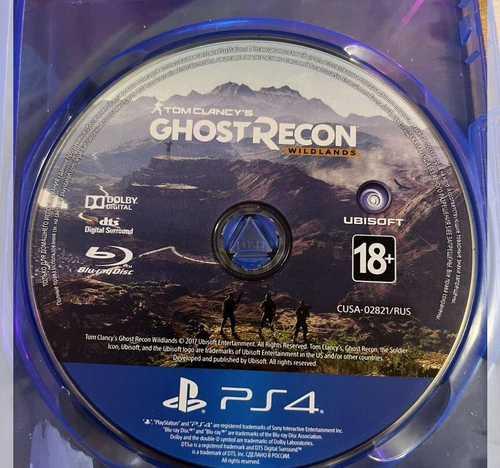 Диски на ps4 ghost reacon