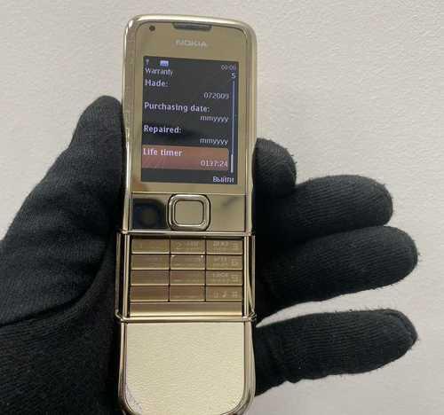 Nokia 8800 Gold Arte, 4 ГБ