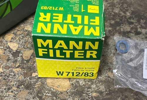 Масляный фильтр mann w712/83