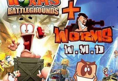 Worms Battlegrounds + Worms WMD - Double Pack PS4