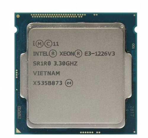 Процессор Intel Xeon E3-1226 SR1R0