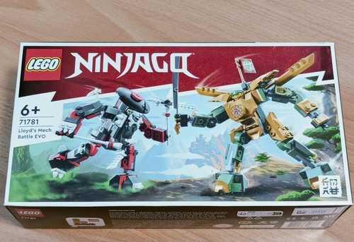 Новый Lego 71781 Ninjago Битва робота Ллойда