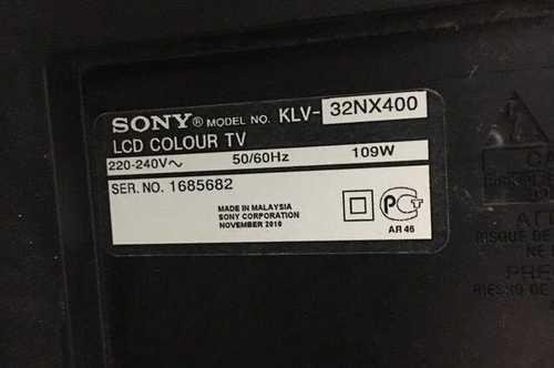 Телевизор sony klv-32nx400