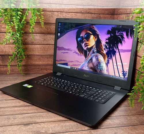 Большой ноутбук Acer 17,3"/i5-10gen/MX230/озу12gb