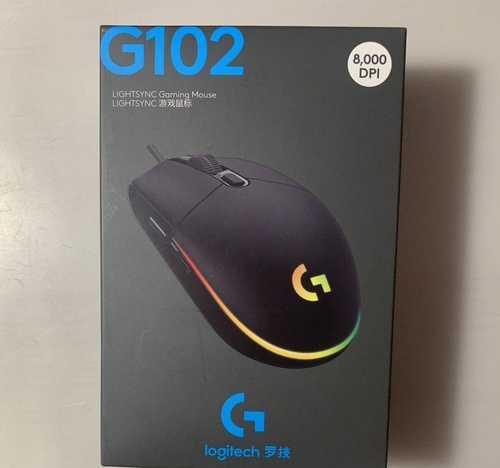 Игровая мышь logitech g102 lightsync