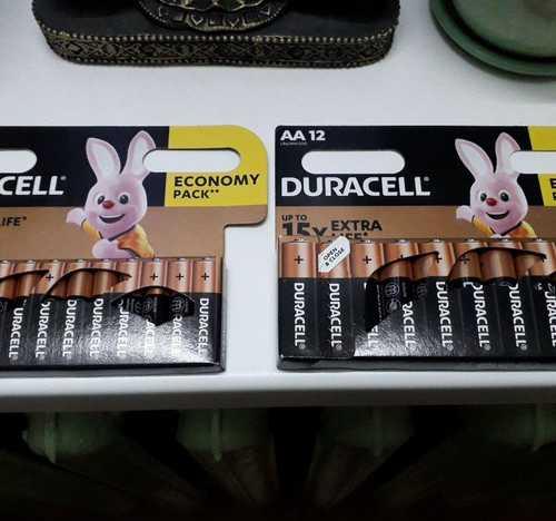 Батарейки Duracell в упаковке по 12шт. оригинал