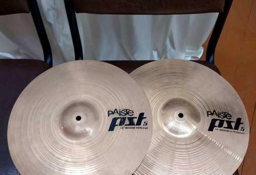 Тарелки 14" для хай хет Paiste PST 5 Medium