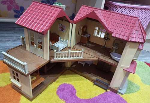Кукольный домик большой с аксессуарами