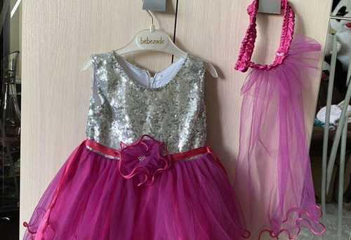 Детское нарядное платье на 6 месяцев