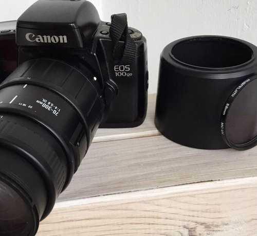 Canon EOS 100QD + Sigma 70-300/1:4-5,6 DL