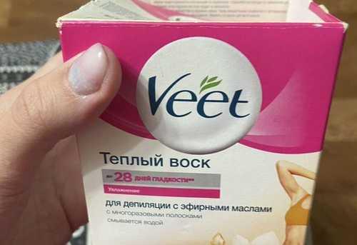 Теплый воск для депиляции veet