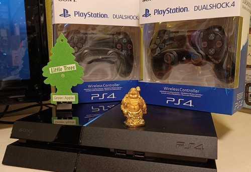 Прошитая 9.00 Sony PlayStation 4 Gold Hen Black