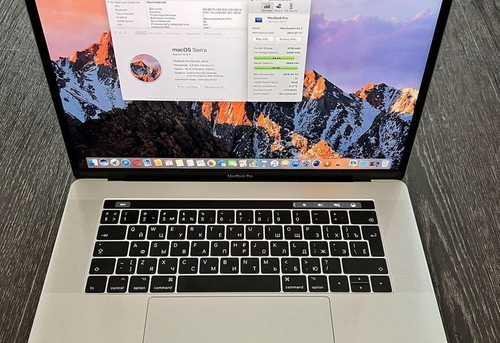 Топ MacBook Pro 15 2017,256 sdd, video 2 gb