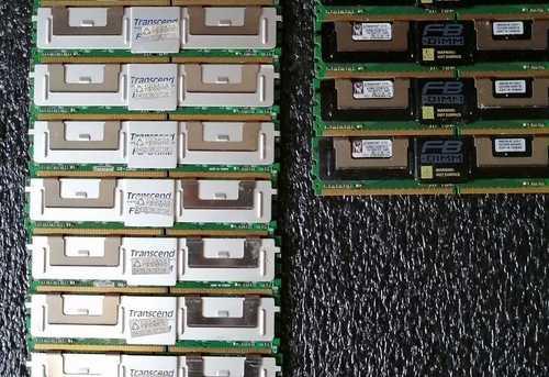 Серверная память DDR2 FB-dimm 1GB с радиатором