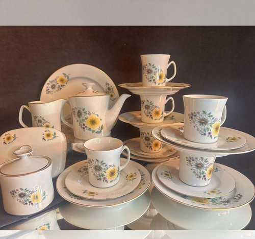 Чайный сервиз СССР Wloclawek porcelana