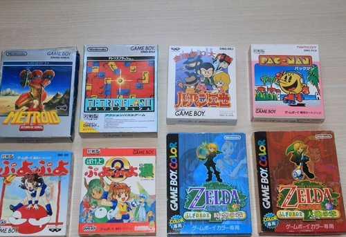 Nintendo GameBoy GBC редкие игры japan
