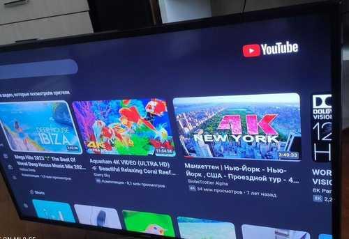 Телевизор SMART tv 40 4к Samsung UE40MU6100U