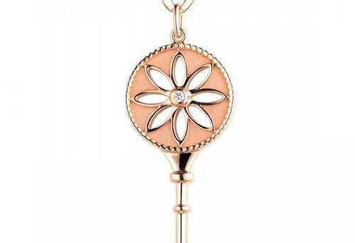 Подвеска Tiffany & Co Daisy Key in Rose Gold with