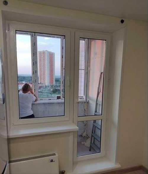 Замена балконного блока