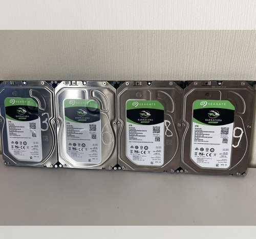 Жесткий диск HDD Seagate Barracuda, 2 Тб