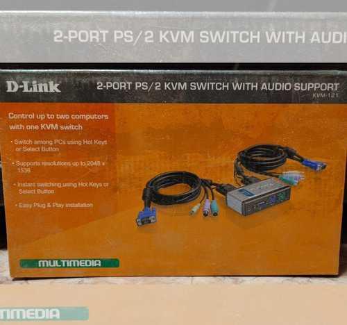 KVM переключатель D-Link KVM-121