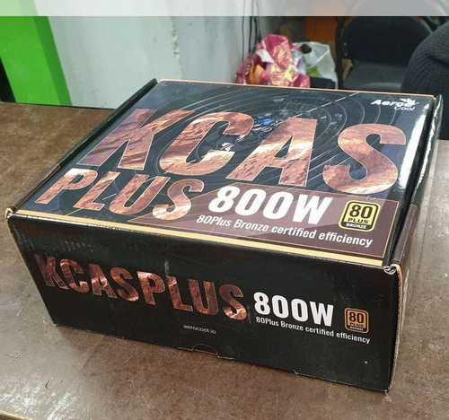 Блок питания AeroCool kcasplus 800W 80plus Bronze