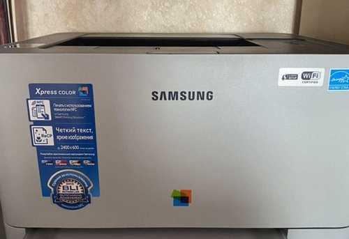 Принтер лазерный цветной Samsung Xpress c410w