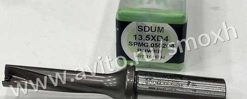 Сверло со сменными пластинами sdum 13.5XD4 spmg 05