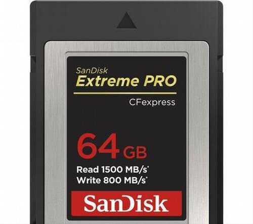 SanDisk Extreme Pro CFExpress Type B 64Gb R1500 W8