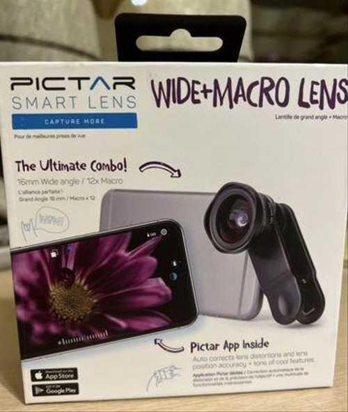 Широкоугольный макро объектив Pictar Smart Lens