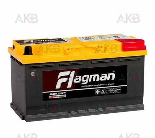 Аккумулятор автомобильный Flagman AGM 95R 850A 353