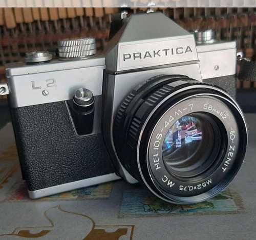 Фотоаппарат praktica L2 объектив мс гелиос 44м 7