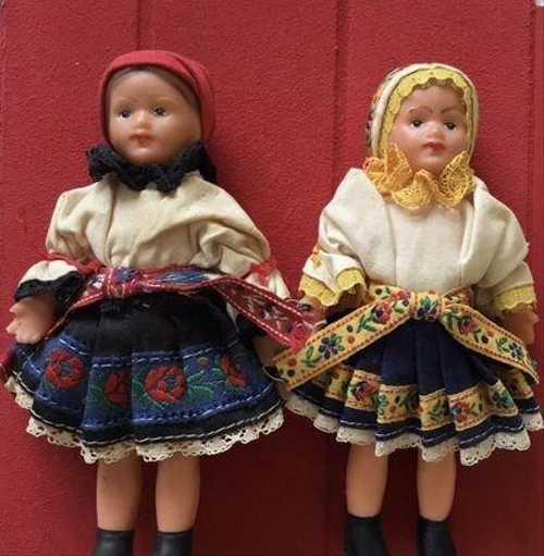 Винтаж СССР куклы в национальной одежде чсср