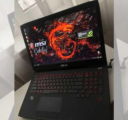 Ноутбук asus мощный игровой как новый ROG gamers