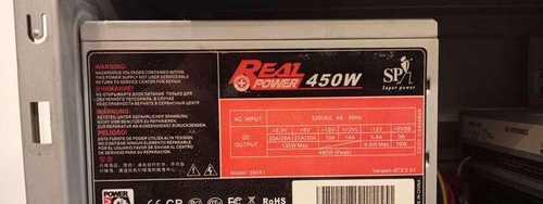 Блок питания 450w real power