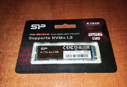 256 гб SSD M.2 накопитель Silicon Power P34A80