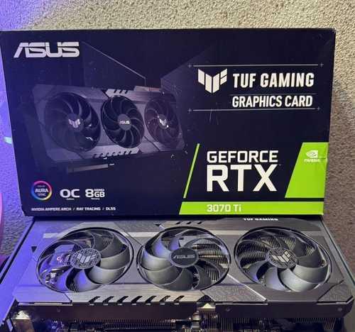 Видеокарта Asus GeForce RTX 3070 TI TUF 8GB