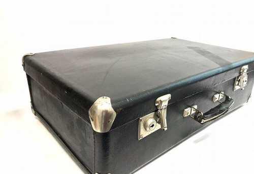 Винтаж чемодан фибровый черный