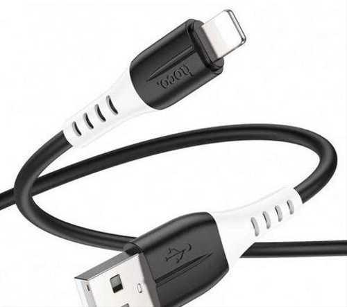 Кабель для Apple Lightning USB Hoco X82 silicone ч