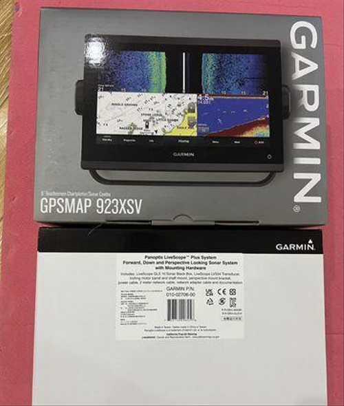 Garmin GpsMap 923xsv Panoptix LiveScope Plus LVS34