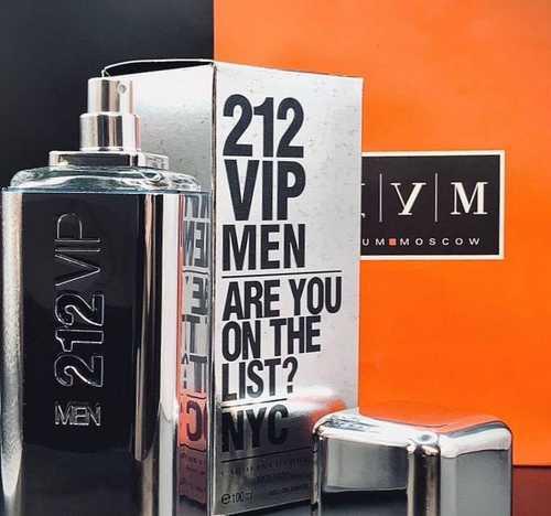 Carolina Herrera 212 vip men 100мл