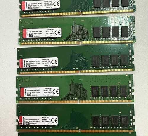 Память бу DDR4 8 gb 2400 Kingston KVR24N17S8/8
